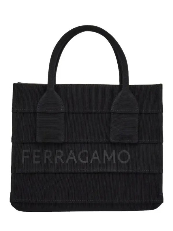 FERRAGAMO Small Tote Bag - Black
