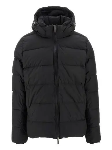 Pyrenex Hooded Quilted Puffer Jacket - Black