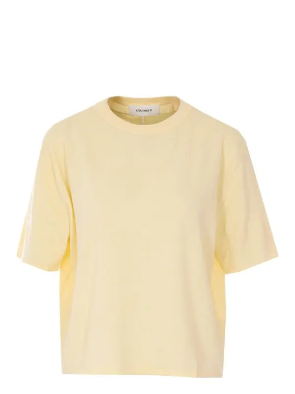 LISA YANG Rubie Boxy T-shirt - Nude