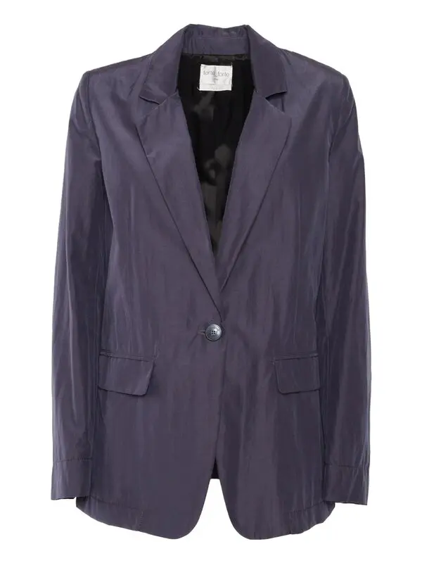FORTE_FORTE Single-breasted Blazer - Black