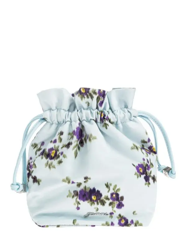 GANNI Printed Pouch - White
