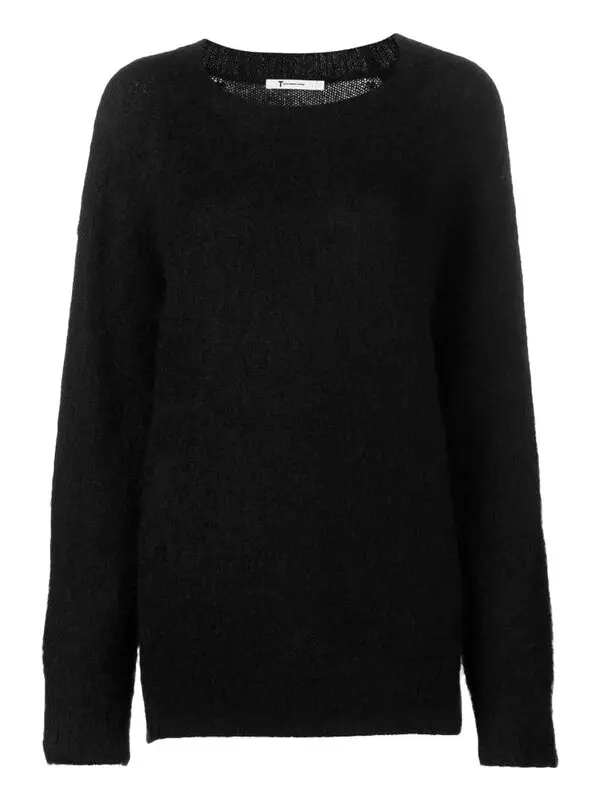 Alexander Wang Blended Knitted Sweater - Black