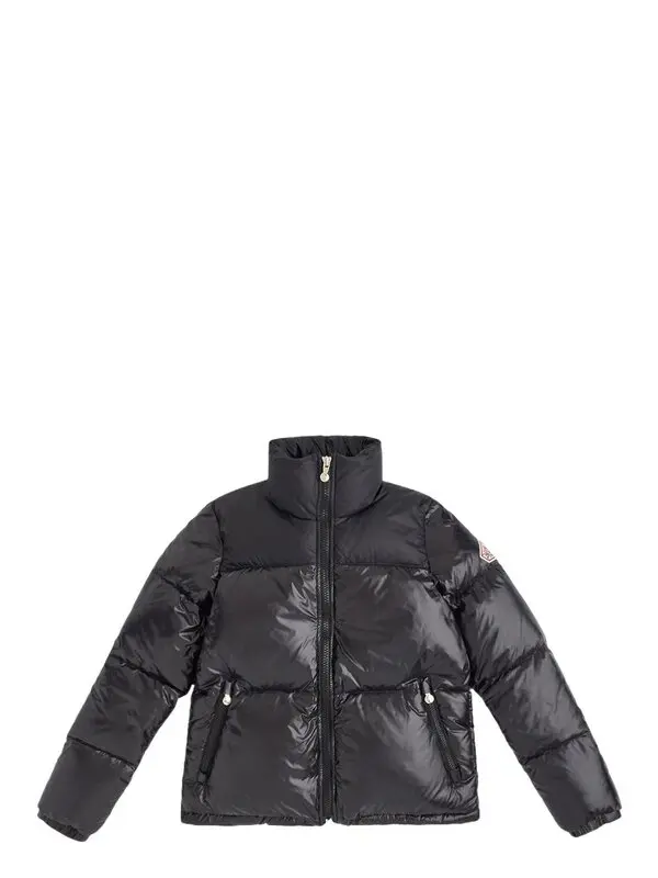 Pyrenex Long Sleeve Quilted Jacket With Zipper Pockets - Black