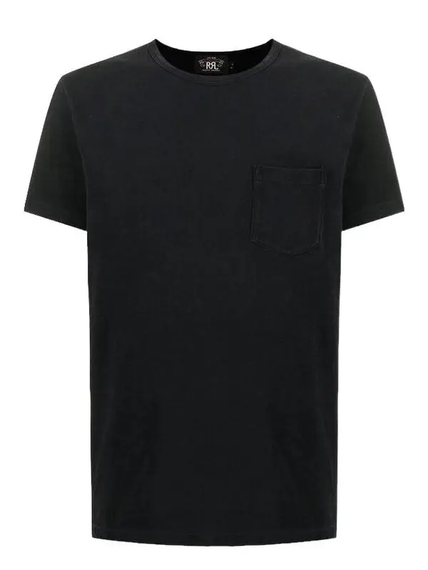 Ralph Lauren Pocket-detail Cotton T-shirt - Black
