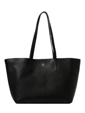 Bally Logo Stamp Top Handle Bag - Black