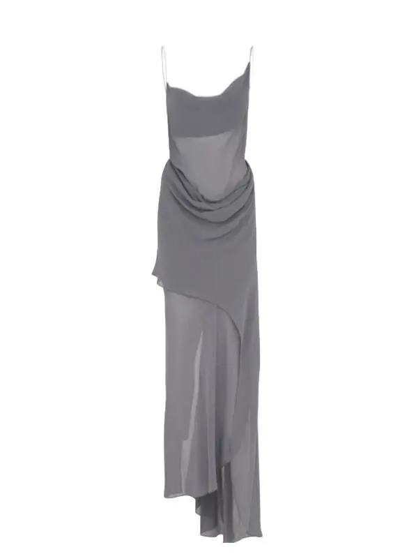 Christopher Esber Draped Slip Maxi Dress - Gray