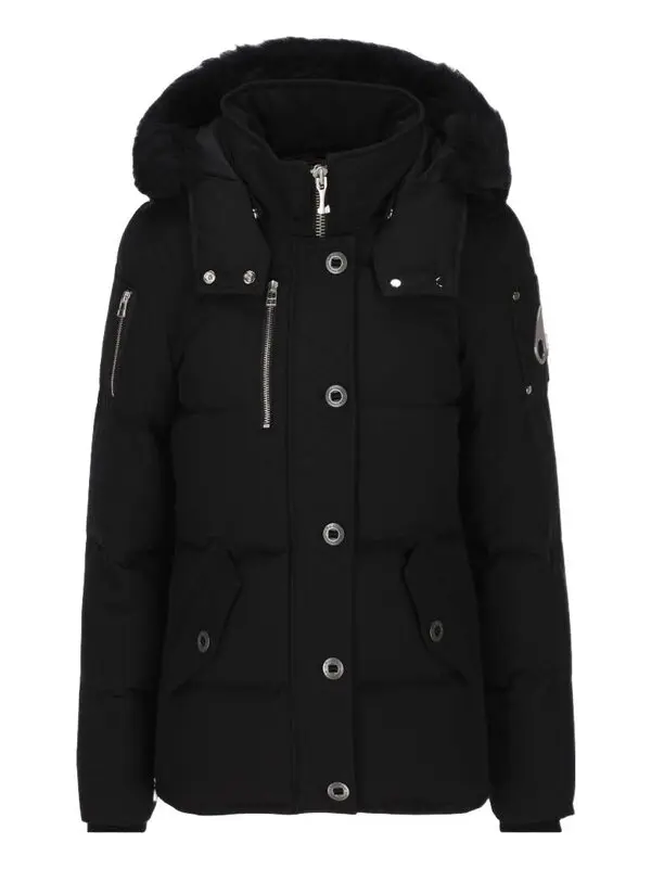 Moose Knuckles 3q Neoshear Hooded Jacket - Black