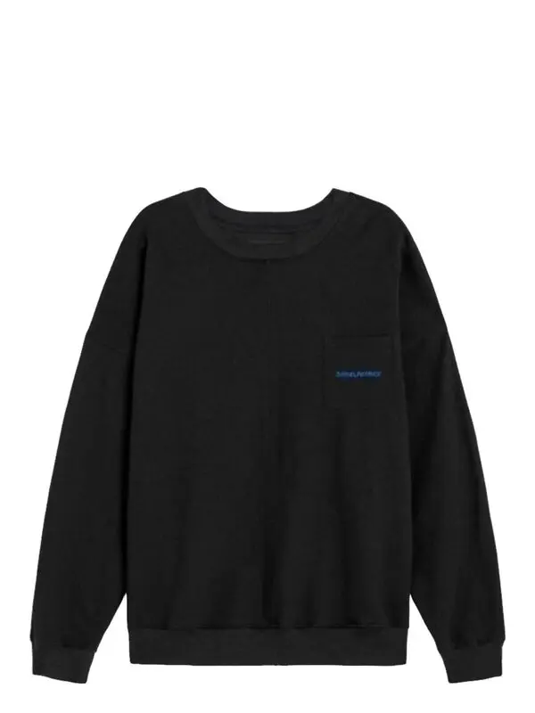DANIEL PATRICK Logo Printed Sweater - Black