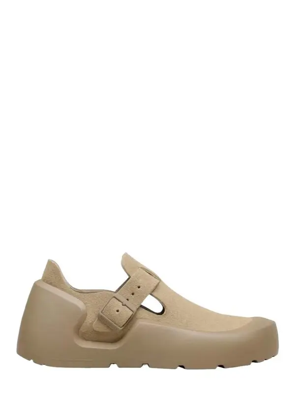 BIRKENSTOCK Reykjavik Buckle-strap Nubuck Leather Sneaker - Triple Taupe