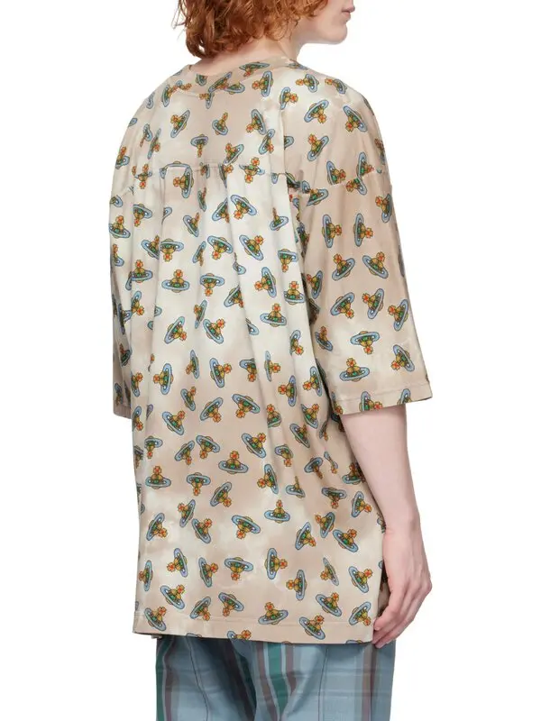 VIVIENNE WESTWOOD Cotton Jersey T-shirt - Beige