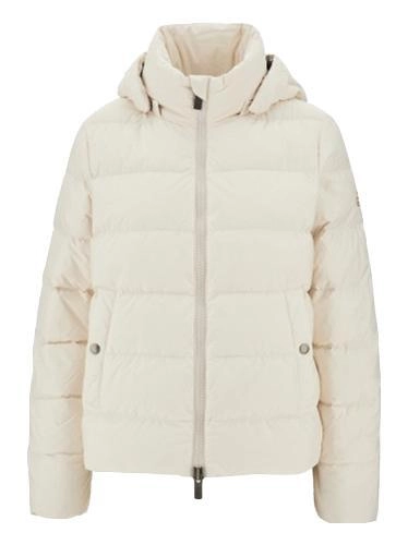 Pyrenex Long-sleeved Down Jacket With Detachable Hood - White