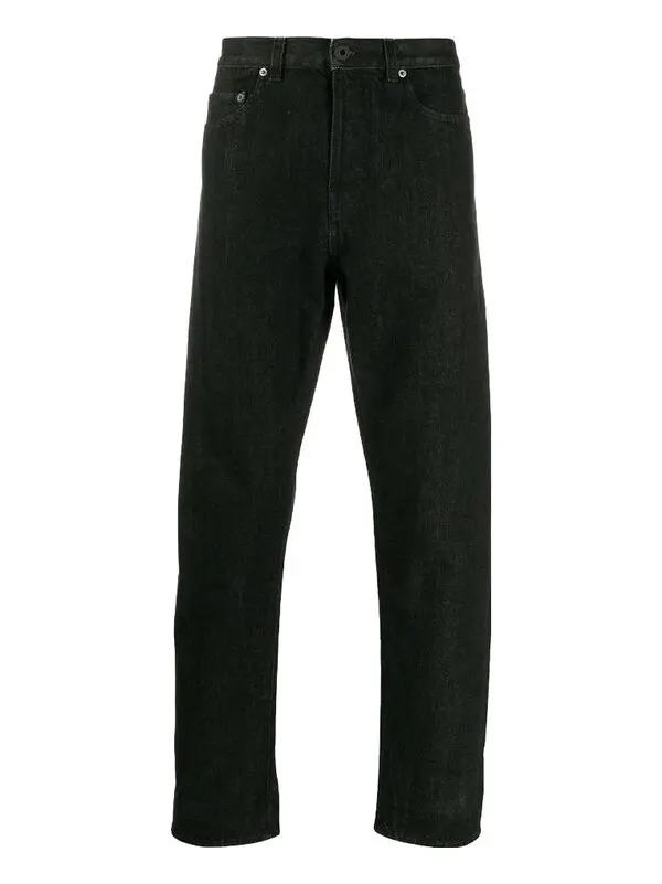 Valentino Garavani Logo Straight Jeans - Black