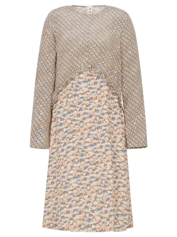 Marni Crêpe De Chine Knee-length Dress - Pink Sand
