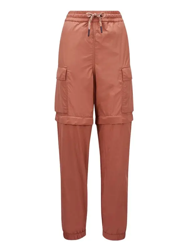 Moncler Detachable Cargo Trousers - Brown
