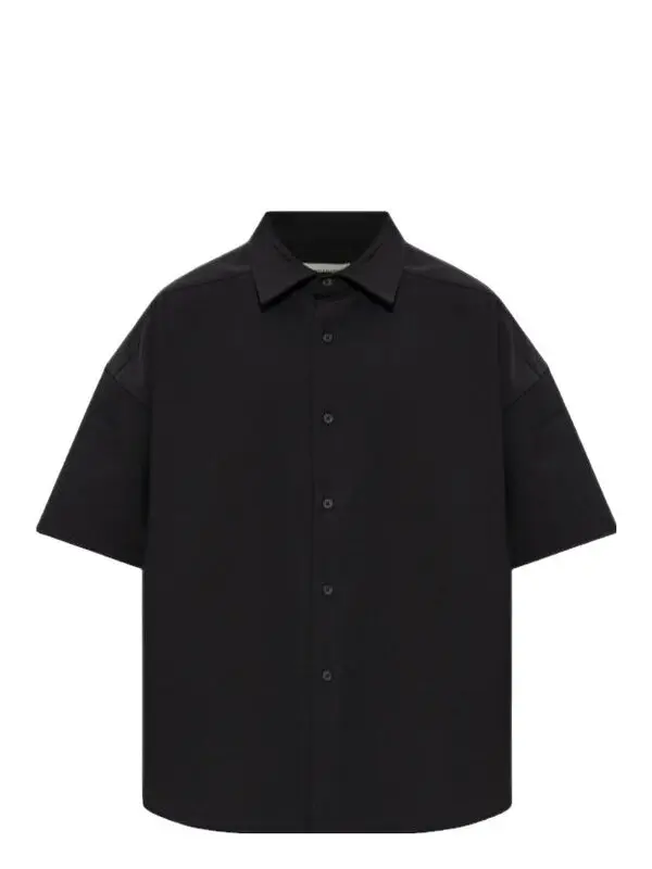 ENTIRE STUDIOS Buttoned Short-sleeve Shirt - Black