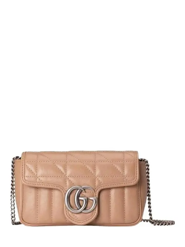 Gucci Gg Marmont Super Mini Bag - Pink