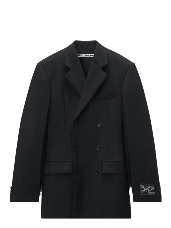 Alexander Wang Double Breasted Blazer Dress - Black