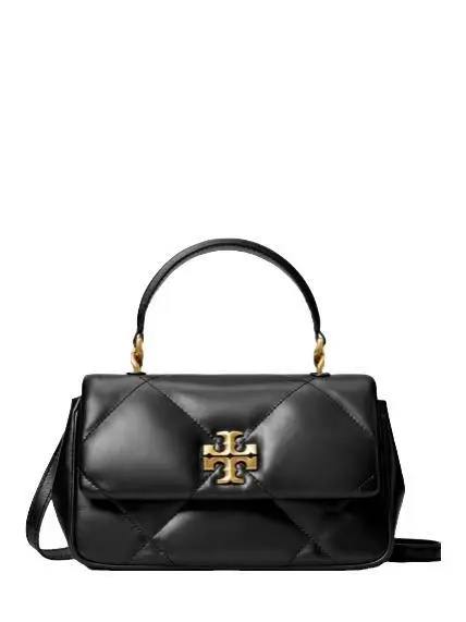 Tory Burch Kira Foldover Top Tote Bag - Black