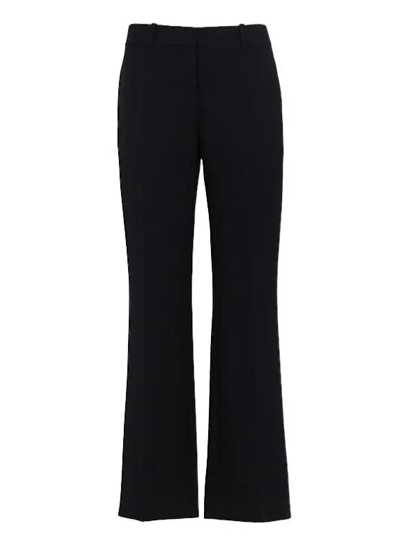 THE ROW Ian Wool Flared Pants - Black