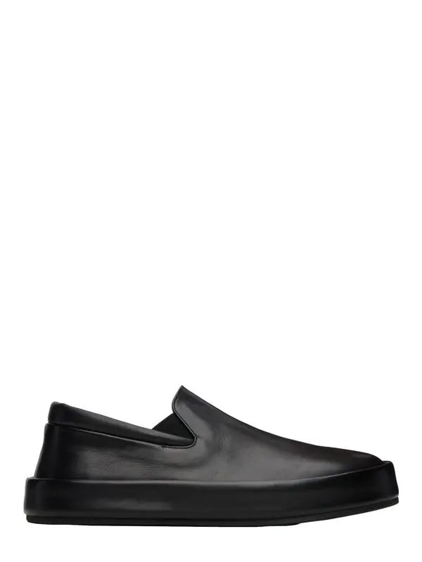 Marsèll Cassapelle Grained Leather Slip-on Sneakers - Black