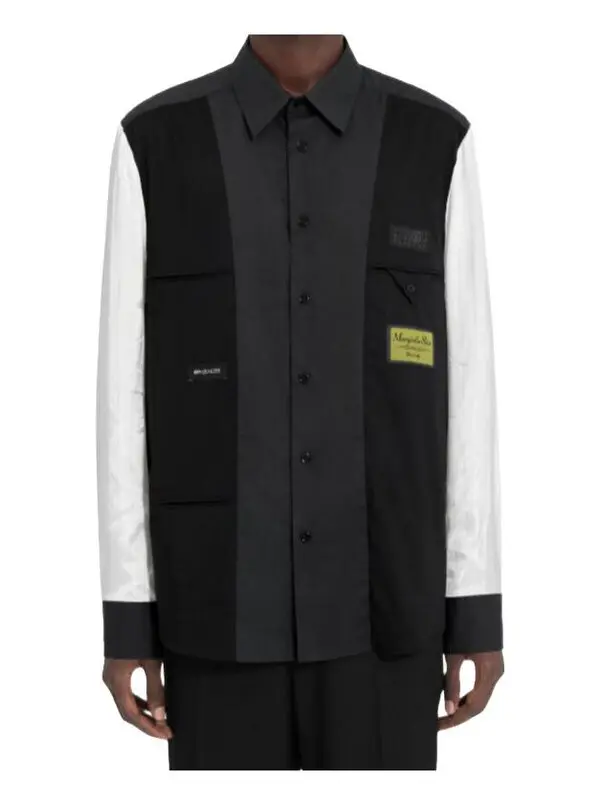 MAISON MARGIELA Long-sleeved Shirt - Black