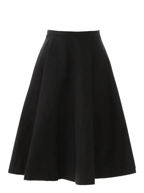 N.21 High-waisted Flared Skirt - Black