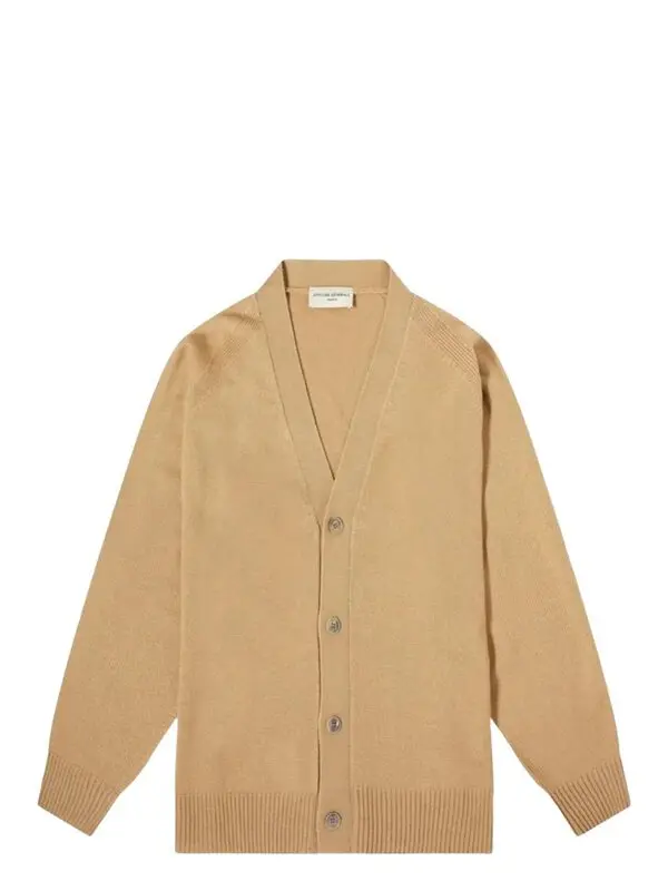 Officine Générale Long-sleeved Cardigan - Camel