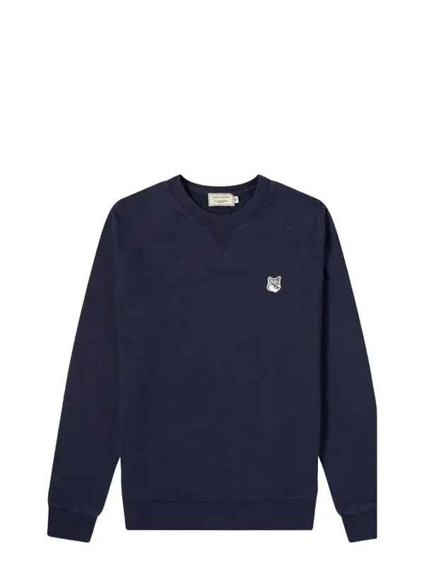 Maison Kitsuné Fox Head Patch Sweatshirt - Black
