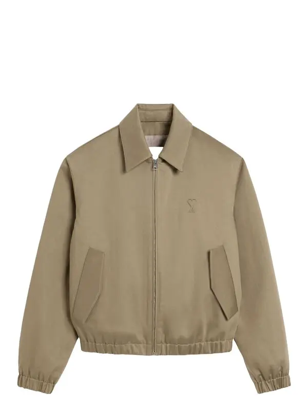 Ami De Coeur Zipped Jacket - Green