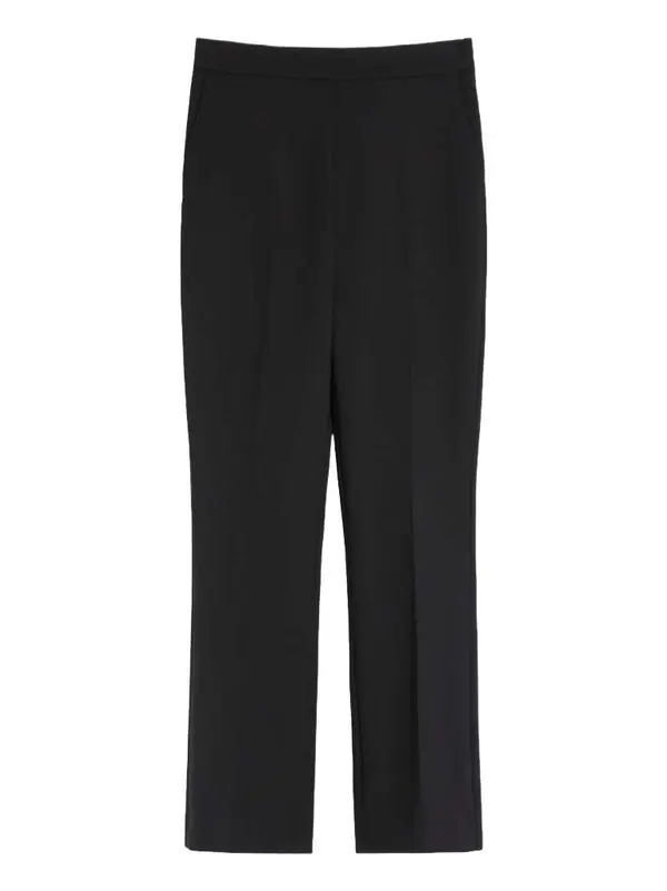 Max Mara Pleated Casual Pants - Black