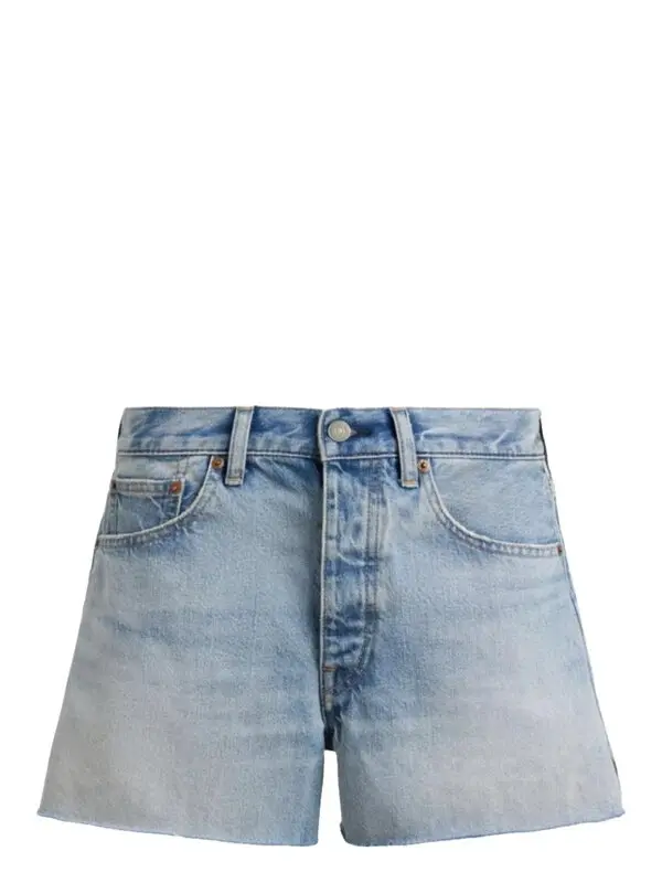 Polo Ralph Lauren Raw Hem Denim Shorts - Gray