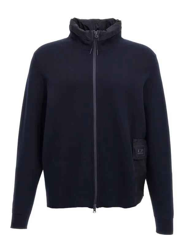 C.P. COMPANY Series Knit Cardigan - Black