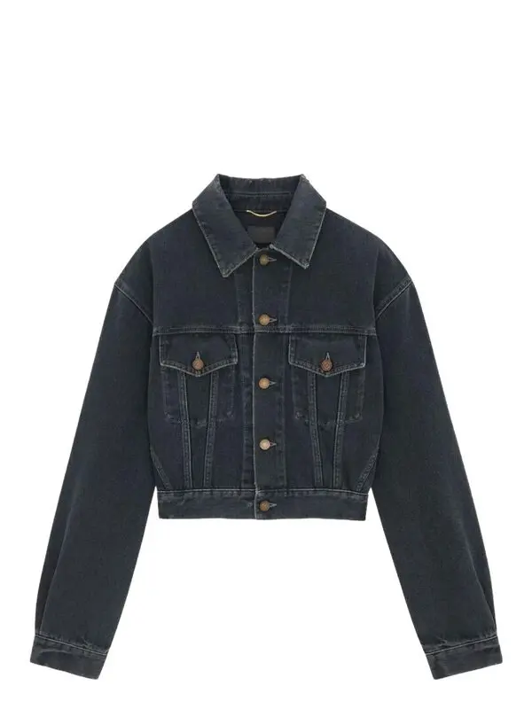 Saint Laurent 80's Denim Jacket - Black