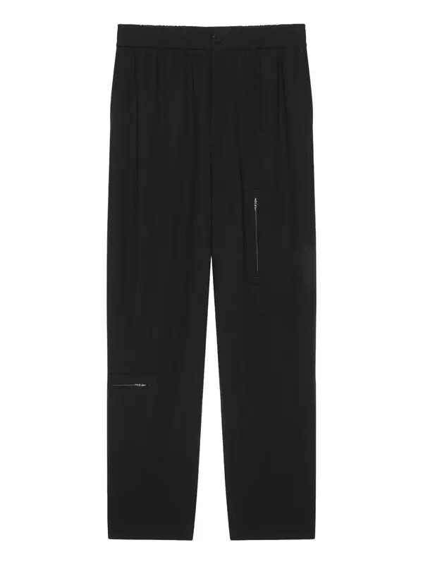 Givenchy Zip Detailed Pants - Black
