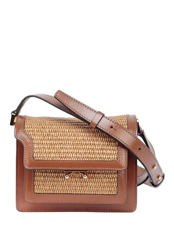 Marni Woven Crossbody Bag - Brown