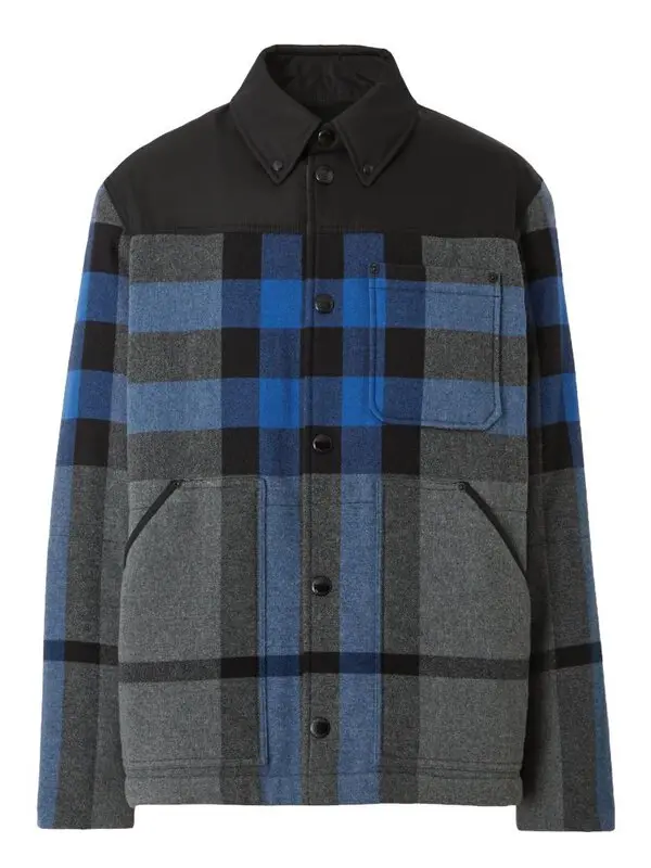 Burberry Vintage Check Shirt Jacket - Black