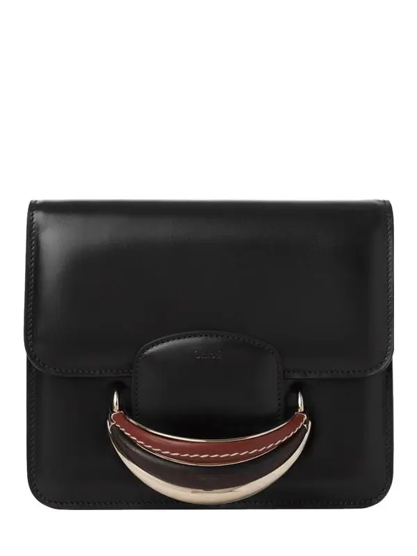 Chloé Kattie Shiny Crossbody Bag - Black