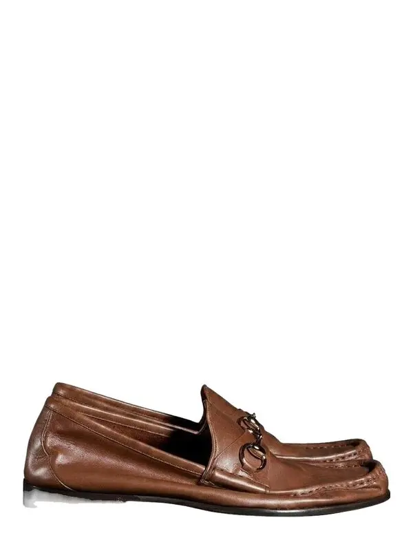 Gucci Lugano Loafers - Brown