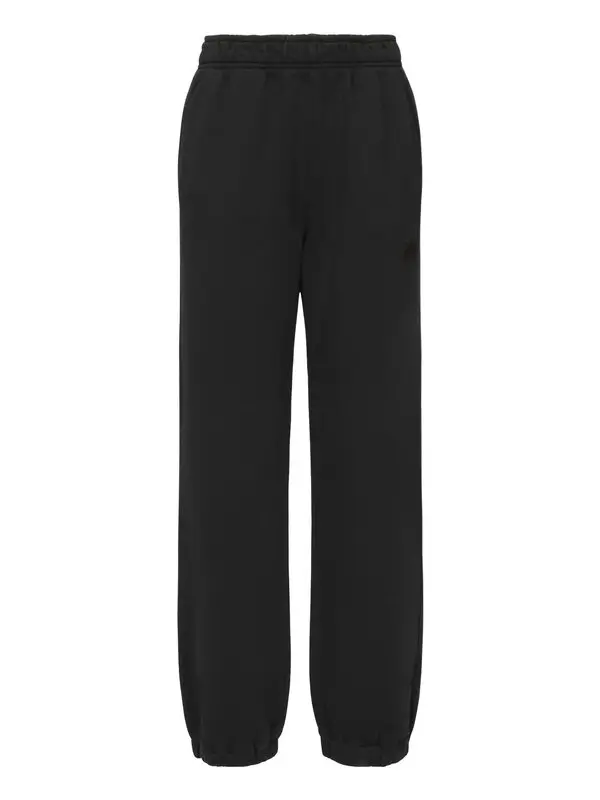 Pinko Embroidered Cuffed Track Pants - Black