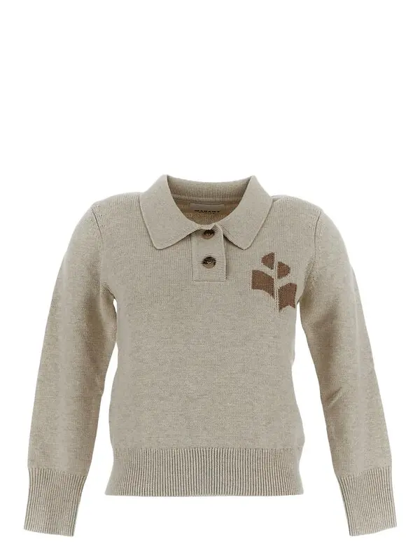 Isabel Marant Étoile Nola Sweater - Lightgreycamel