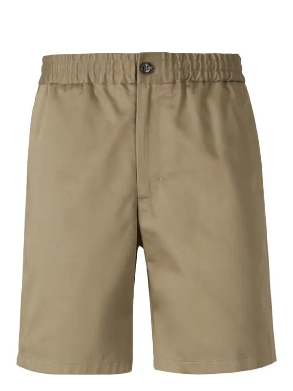 Ami Elasticated Waist Shorts - Nude