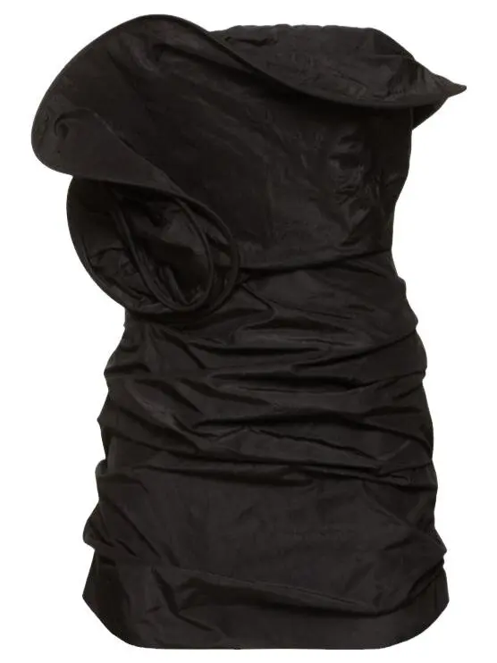 Magda Butrym Strapless Ruched Dress - Black