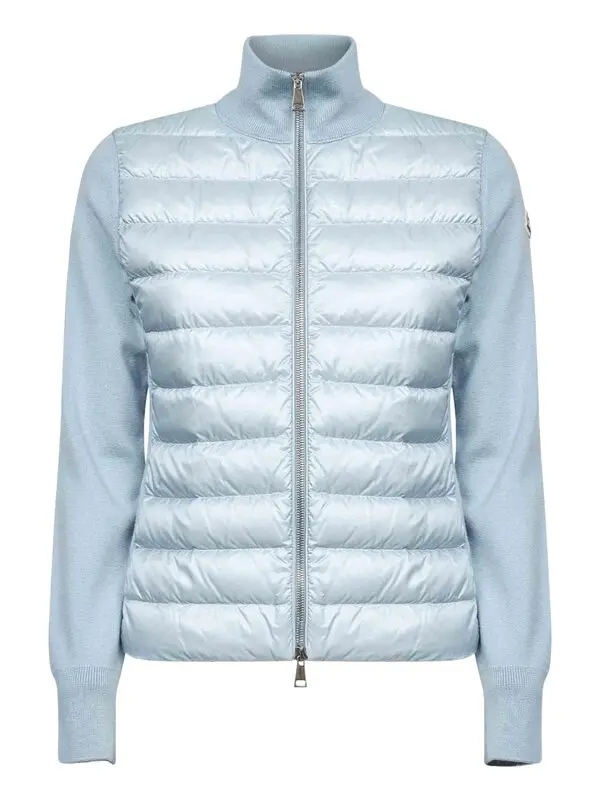 Moncler High-neck Padded Jacket - Blue