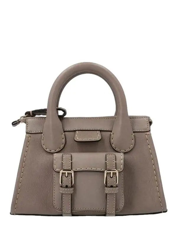 Chloé Edith Mini Tote Bag - Gray