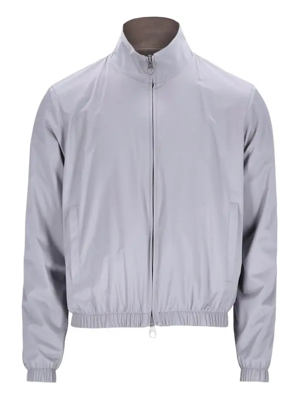 Loro Piana Bomber Windmate Stretch Jacket - Gray