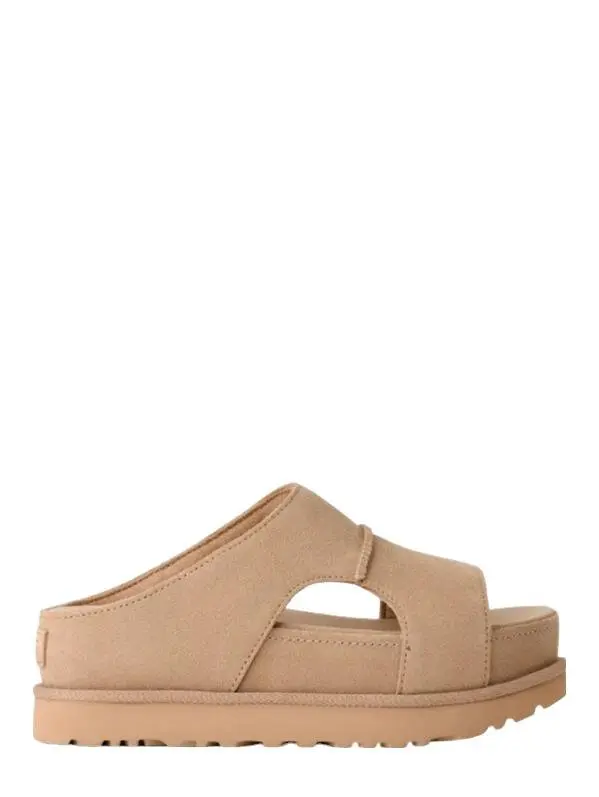 UGG Goldenstar Hi Cut Out Platform Flat Sandals - Nude