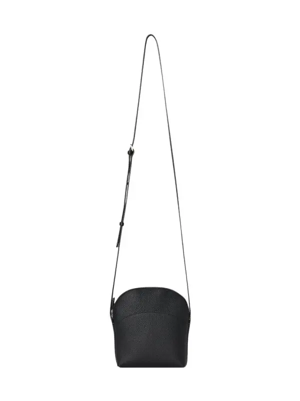 THE ROW Annie Crossbody Bag In Leather - Black