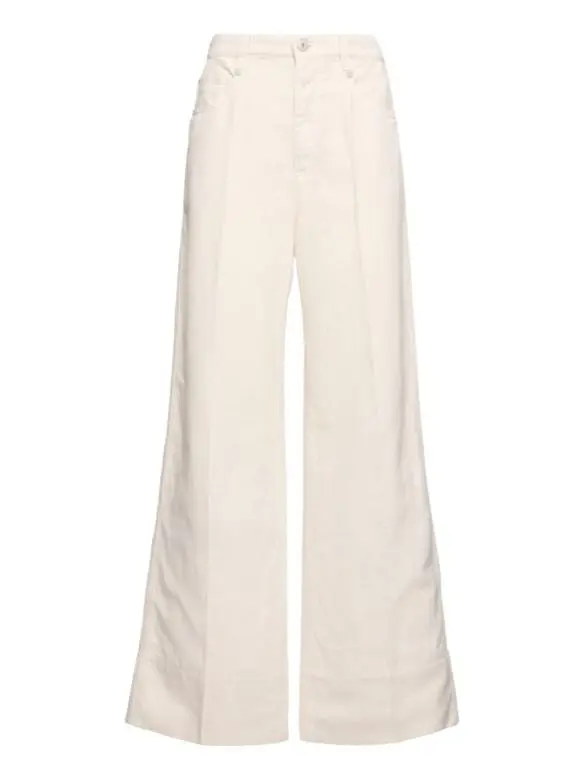 Brunello Cucinelli Belt Loop Jeans - Ivory