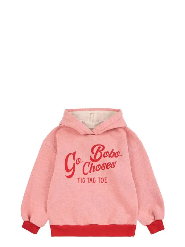 BOBO CHOSES Go Bobo Hoodie - Red