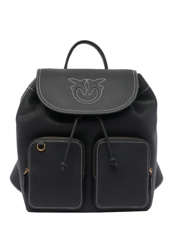 Pinko Multi-pocket Backpack - Black